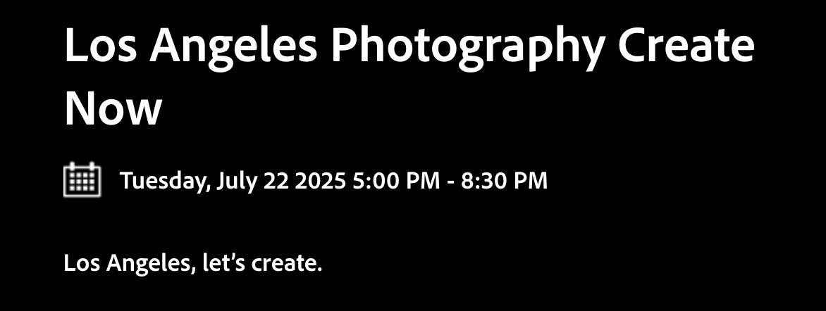 Create Now LA - 2025